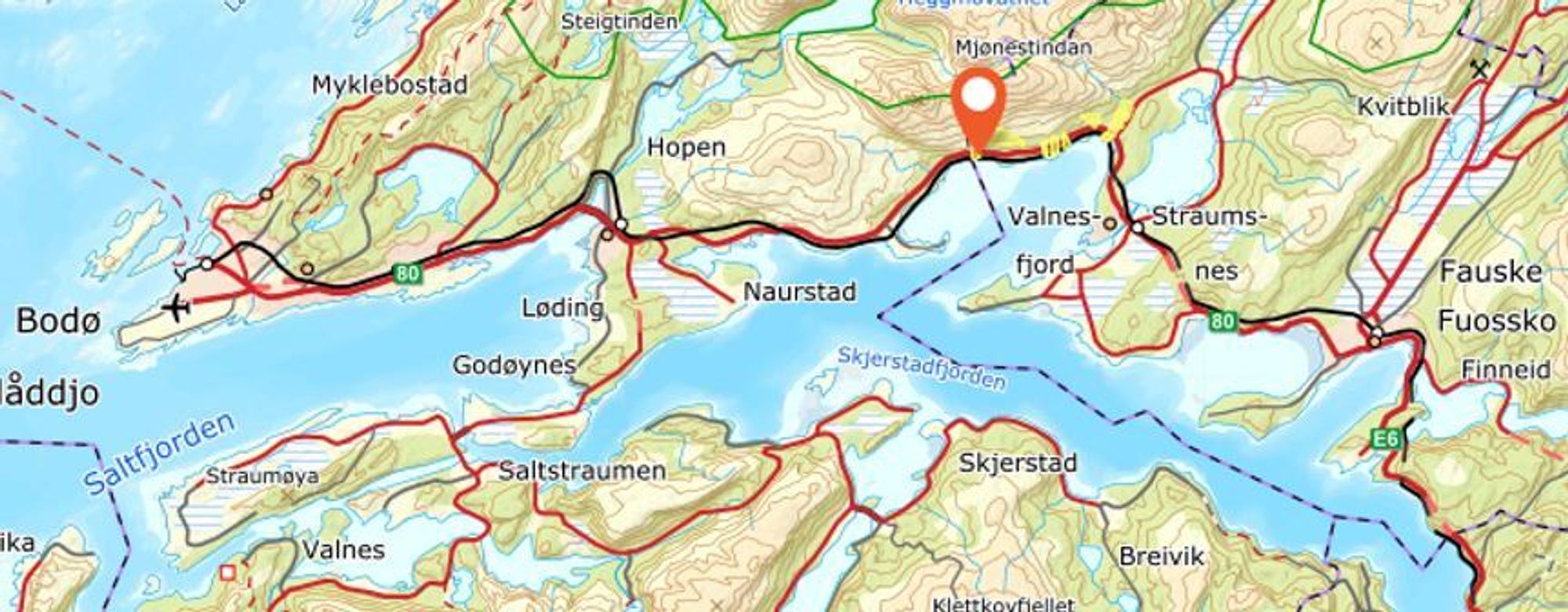Nå starter Vegvesenet med å sikre riksvei 80 mot flere skred - Tu.no
